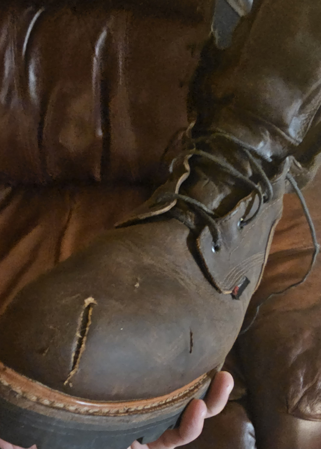 Boot Toe Repair with Tuff Toe: Durable Work Boots Protection